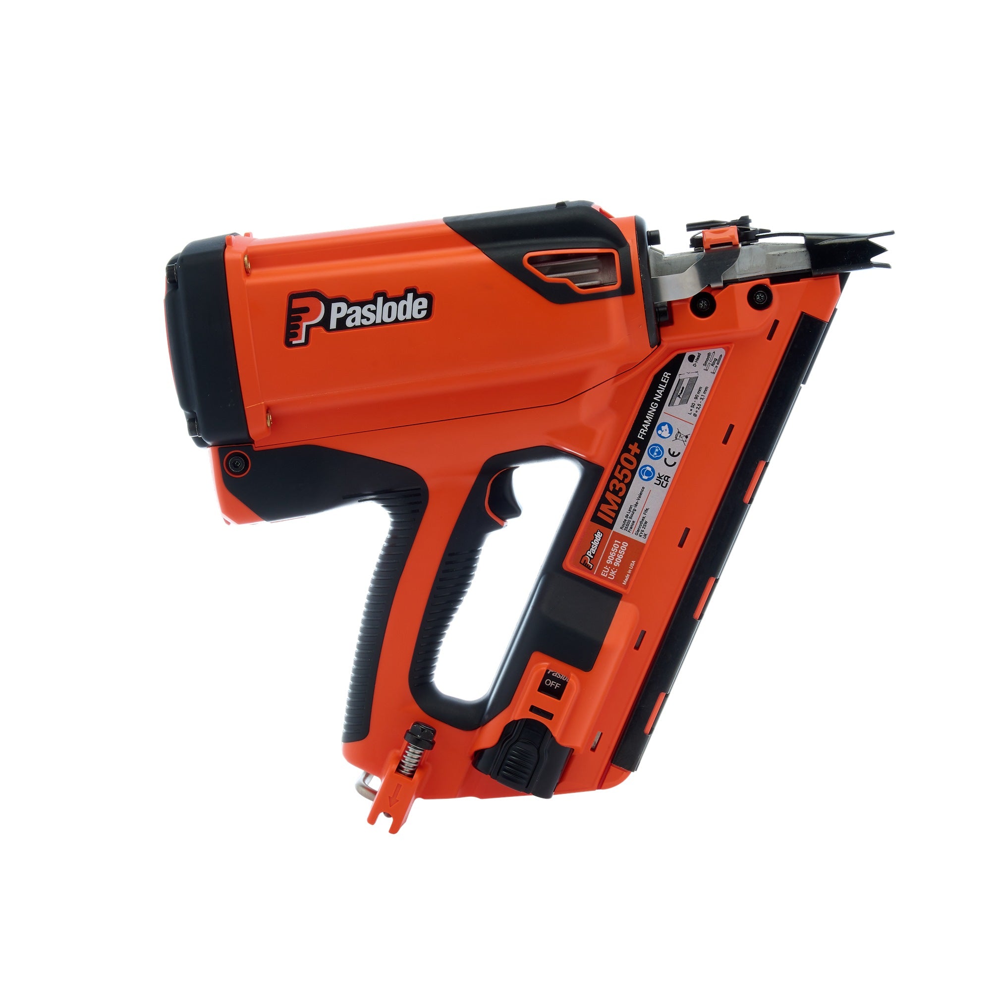 Paslode IM350+ Lithium Gas 90mm 1st Fix Framing Nail Gun 7th Gen 90650 ...