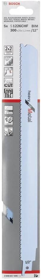 Bosch 2608657406 Sabre Saw Blades (Pack of 5) – White, Milne & Co ...