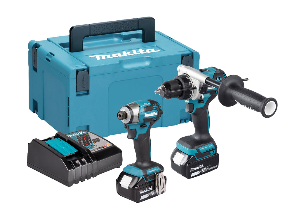 Makita DLX2516TJ 18v Brushless Twin kit – White, Milne & Co. - Power ...