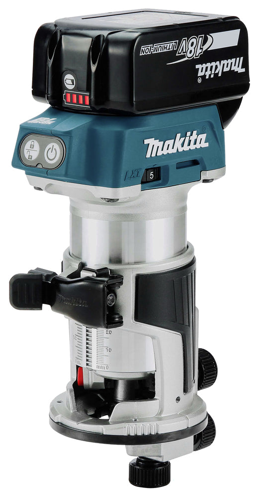 Makita Router Trimmer LXT DRT50RTJX2 18V 2x5ah**below cost to clear ...